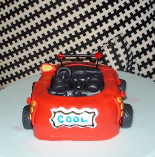 Cakes Bakes N More: 3D Red convertible Car cake