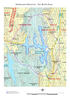 Kalatuwawa tank in Sri Lanka