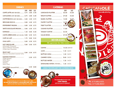 hayancafe: OLD Cafe Ole Menu