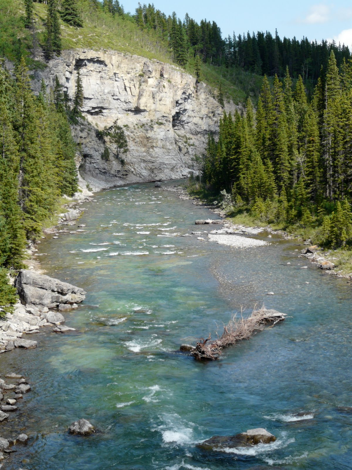 Frostbite and Sunburn: Scenic Sunday - Elbow Falls, near Calgary, Alberta