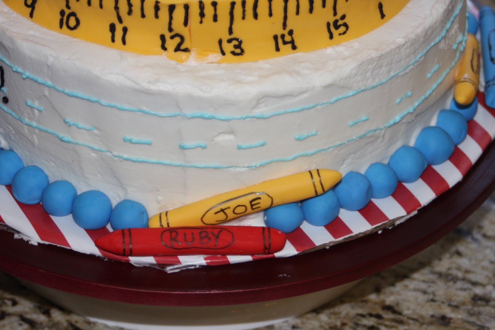 Monkeys In My Bed: Preschool Graduation Cake