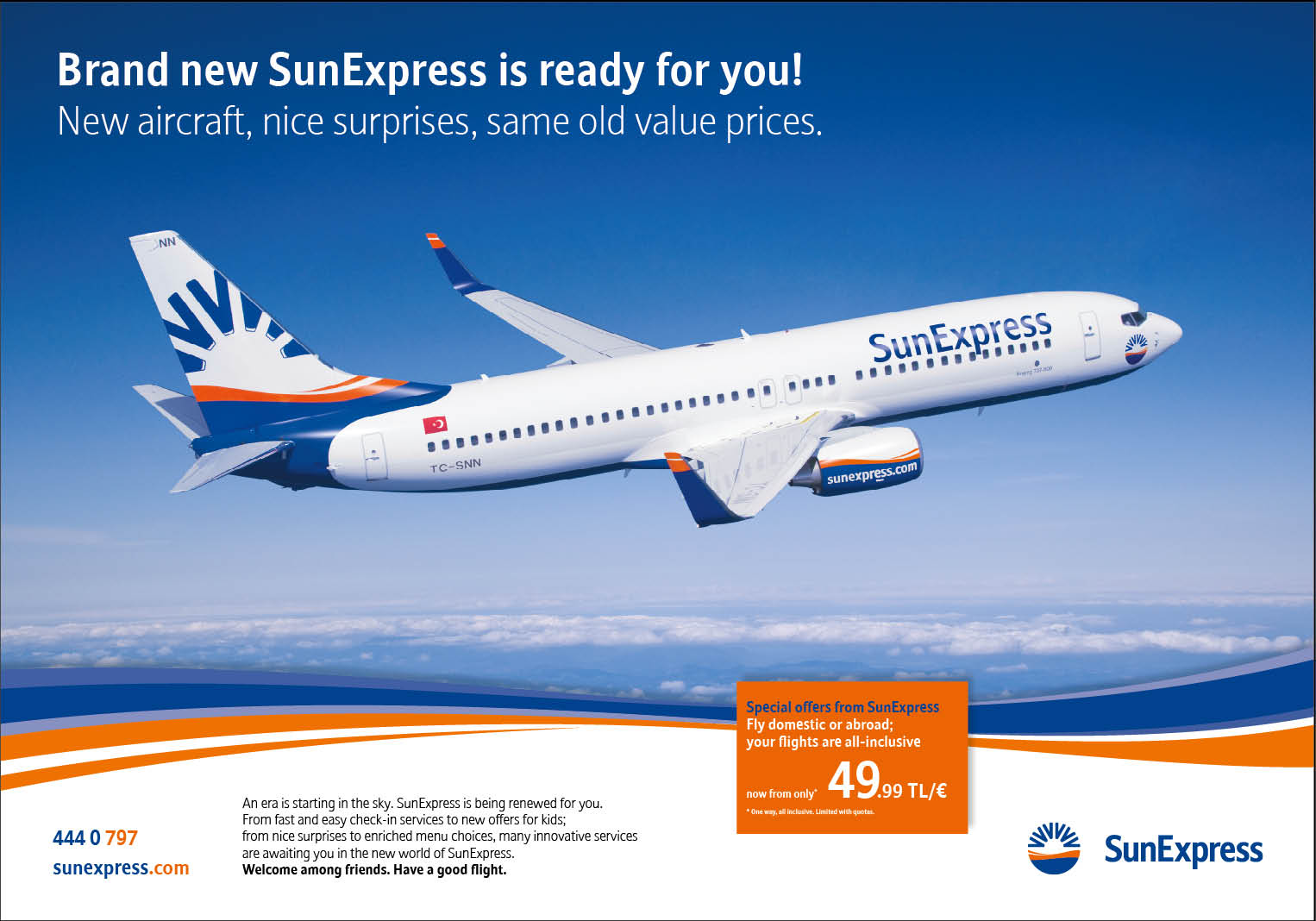 Brand new SunExpress is ready for you!