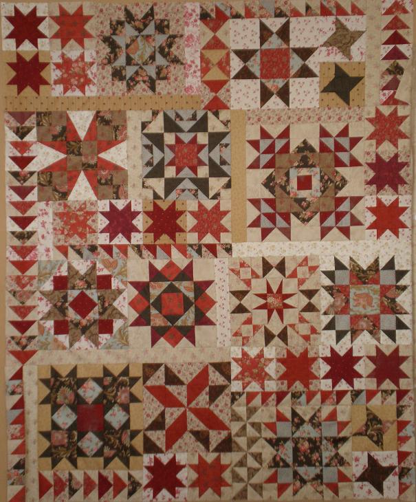 Main Street Quilt Cottage: Sparkling Star Sampler