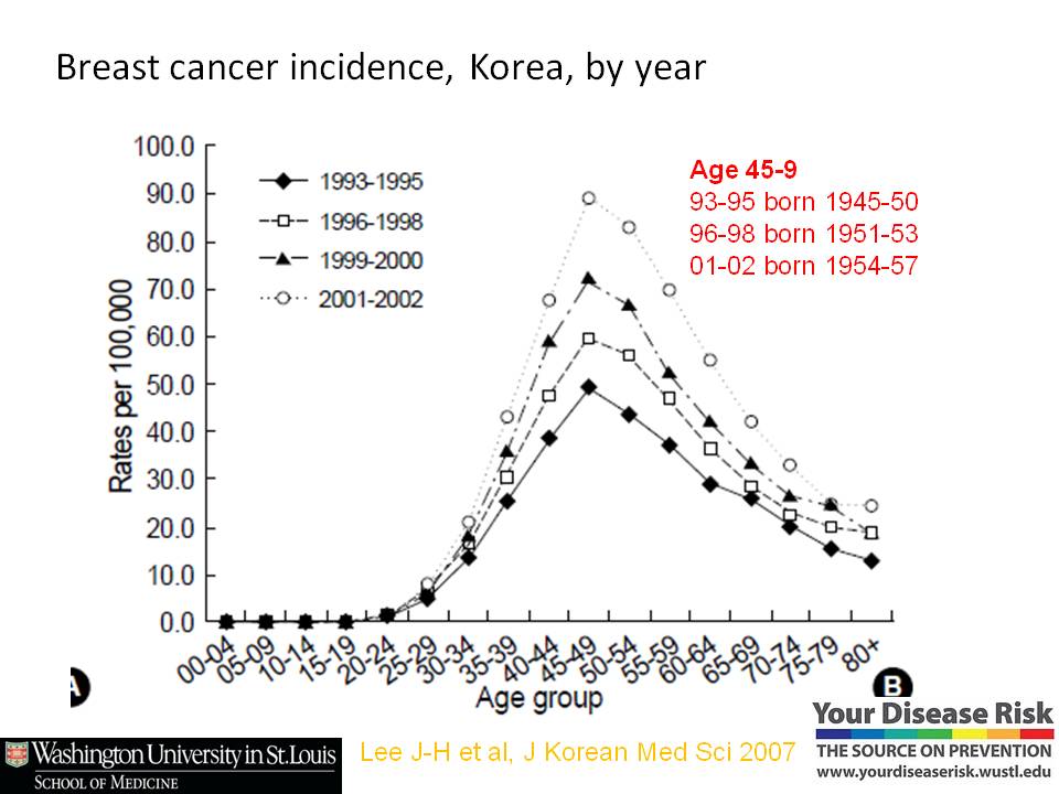 Later age at first birth and increase in breast cancer risk | Public ...