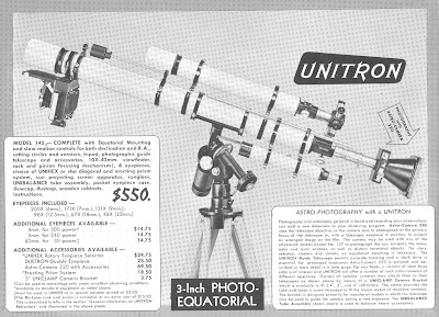 Rich's Sky Notes: August 15, 2008 #029 - Unitron Telescope