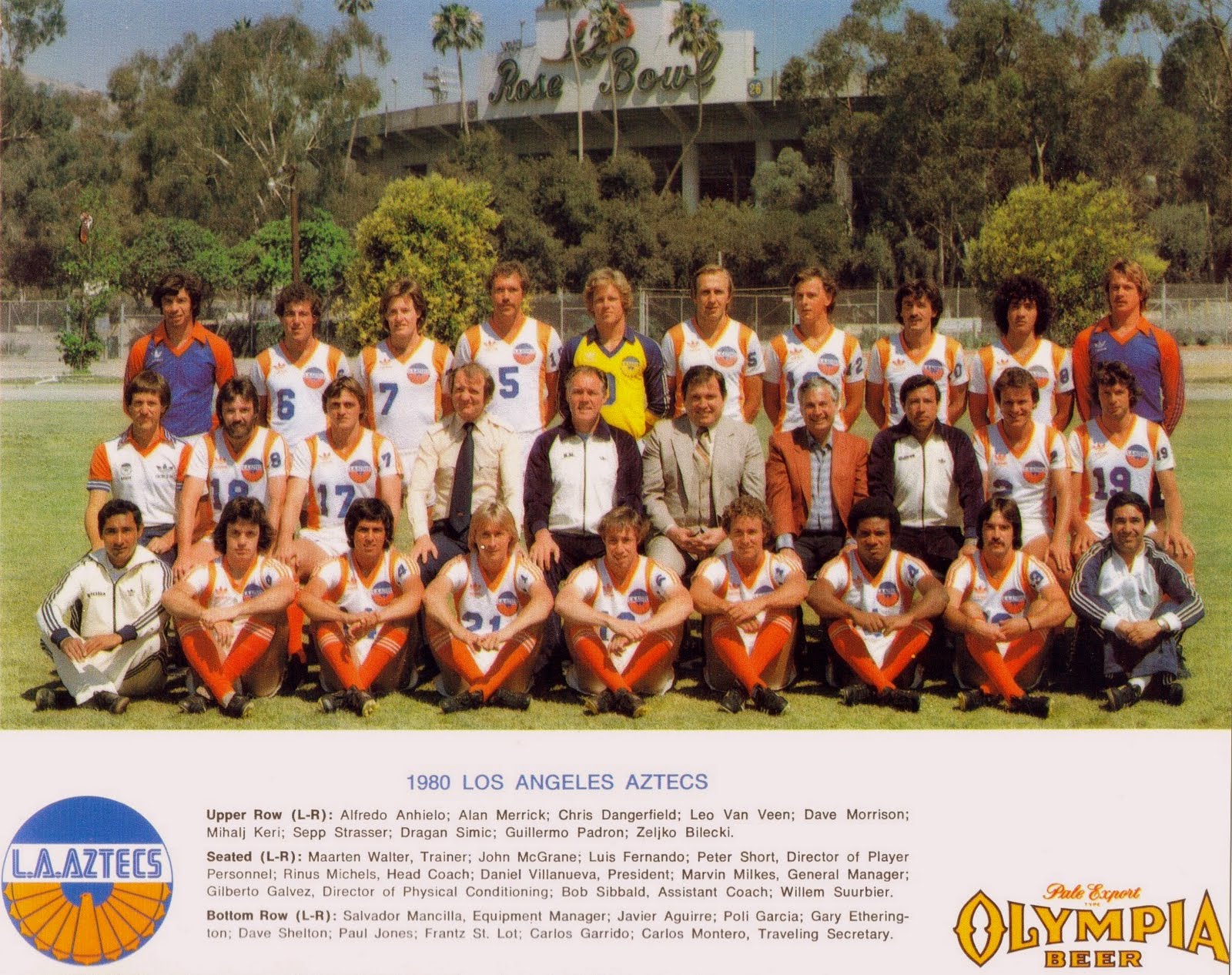 LOS ANGELES AZTECS 1980.