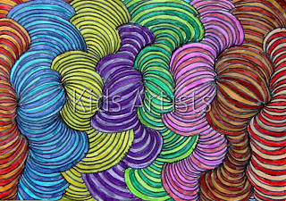 Kids Artists: op art