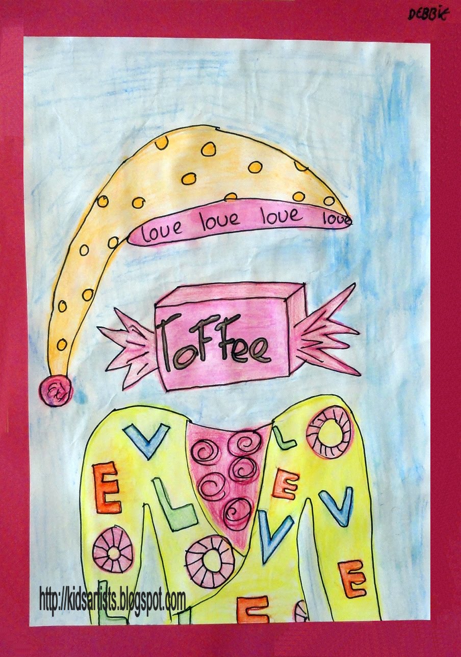 Kids Artists: The man with the apple - like René Magritte (2)