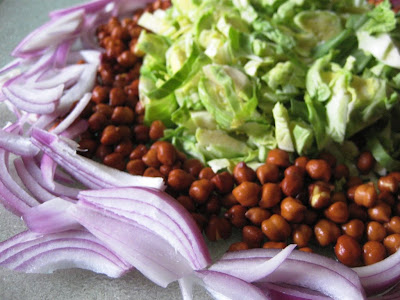 Brussel Sprouts and Kala Chana Nu Shaak