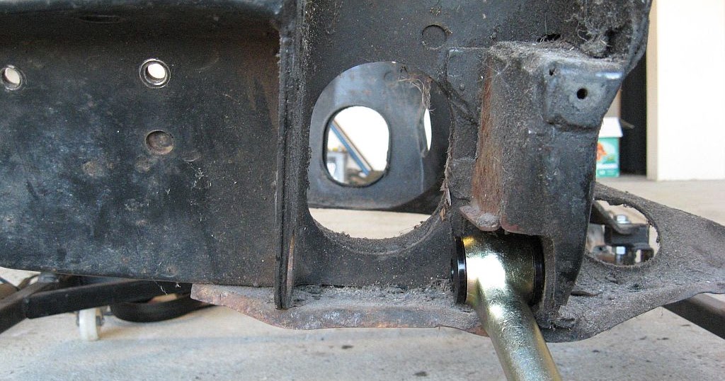 Custom Subframe - Cutting original subframe