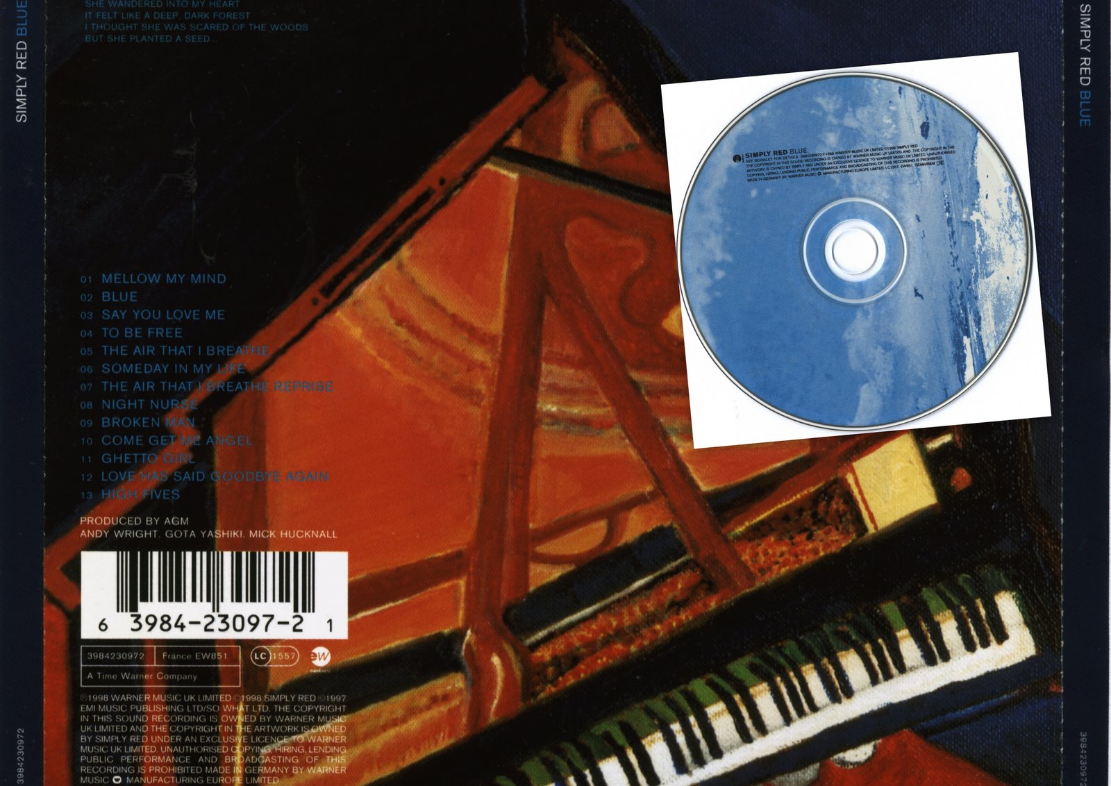 Toda mi músicA: Blue - Simply Red - 1998