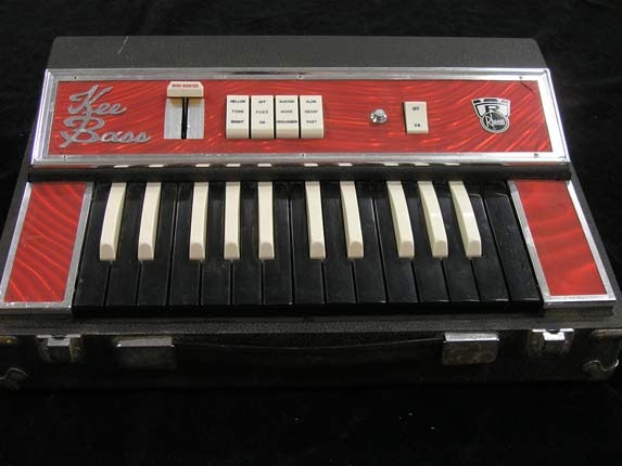 MATRIXSYNTH: Vintage Rheem Kee Bass Monophonic Bass Synthesizer and Stool