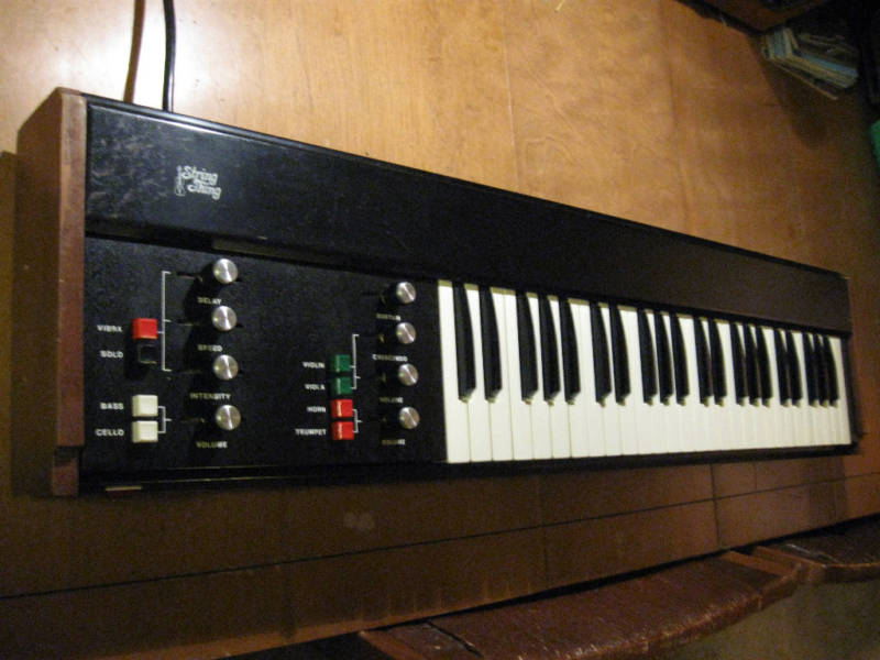 MATRIXSYNTH: Rare Vintage Vox JMI GEM String Thing Synthesizer Piano