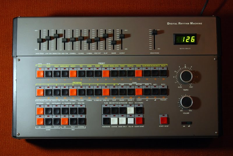 MATRIXSYNTH: VERMONA DRM RARE VINTAGE ANALOG DDR DRUM MACHINE