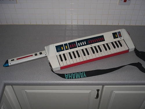 MATRIXSYNTH: Custom White YAMAHA KX-5 Keytar