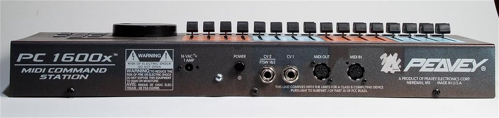 MATRIXSYNTH: Custom Painted Peavey PC1600x 16-fader MIDI controller