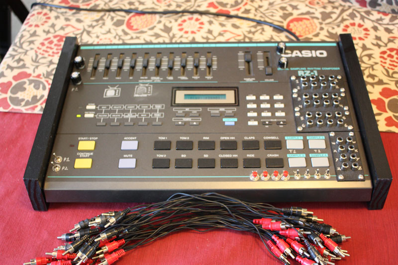 MATRIXSYNTH: Casio RZ-1 Drum Machine Circuit Bent