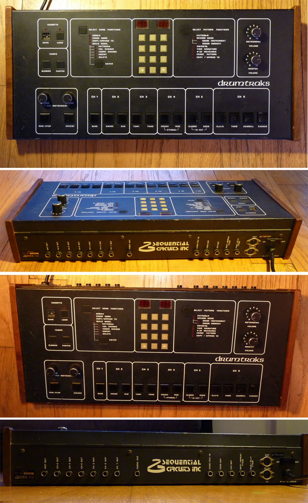 MATRIXSYNTH: Sequential Circuits Drumtraks VIntage Drum machine