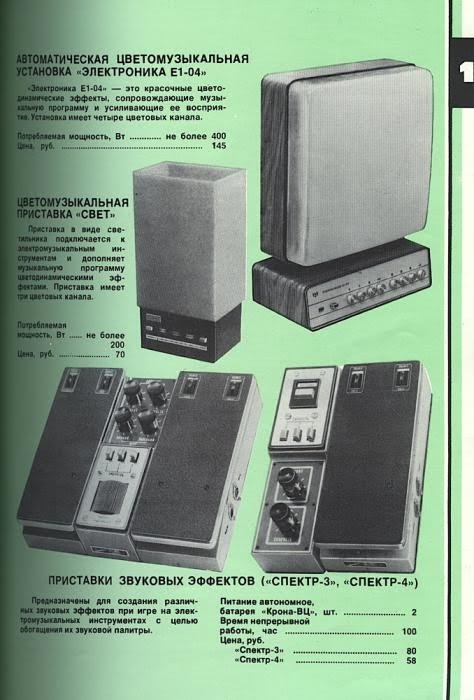 MATRIXSYNTH: 1981 Soviet Consumer Electronics Catalog