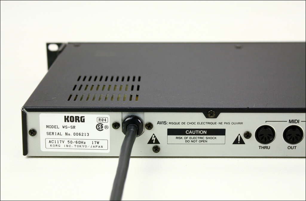 MATRIXSYNTH: Korg Wavestation SR rackmount synthesizer