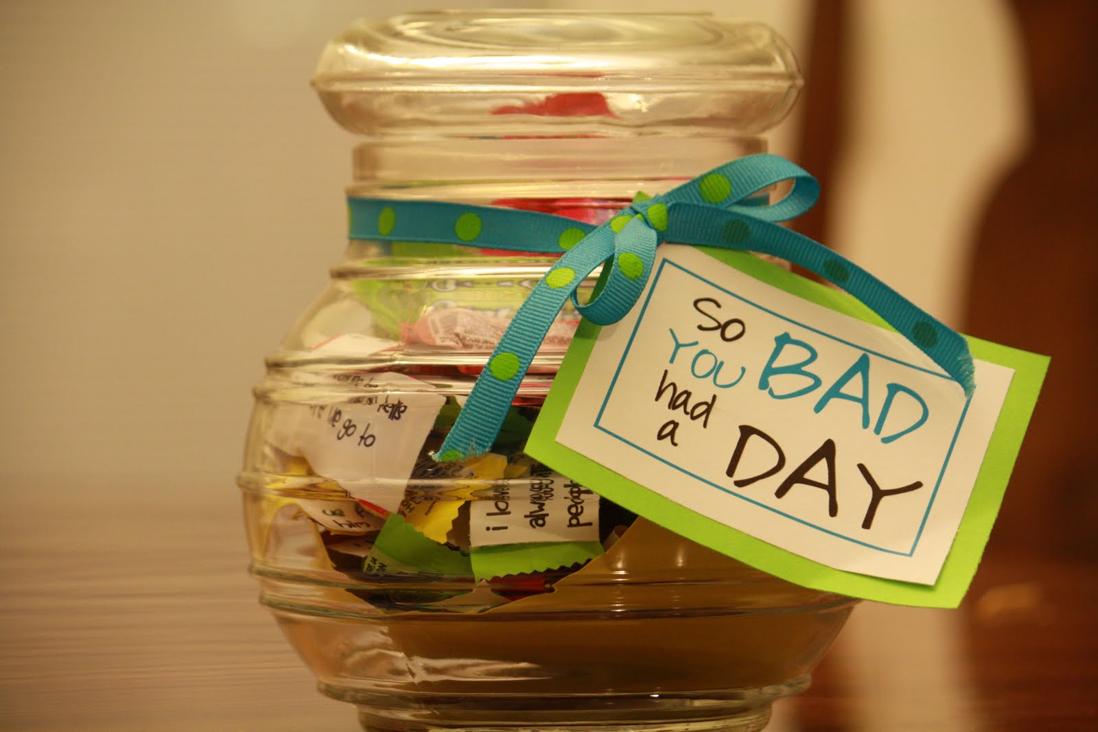 *if i could...*: Bad Day Jar