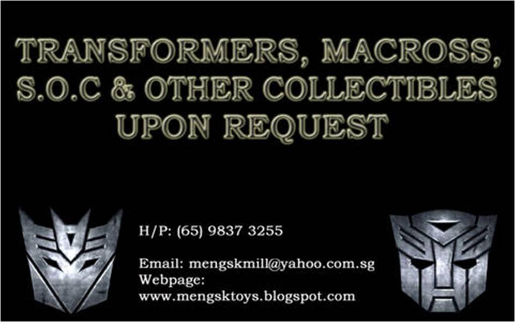 Transformers, Macross, S.O.C, Revoltech, Evangelion, Garo Collectibles ...