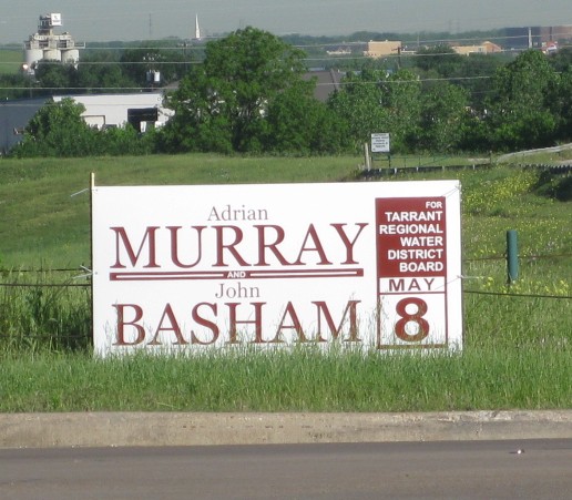 Durango Texas: Adrian Murray John Basham Campaign Signs Disappearing