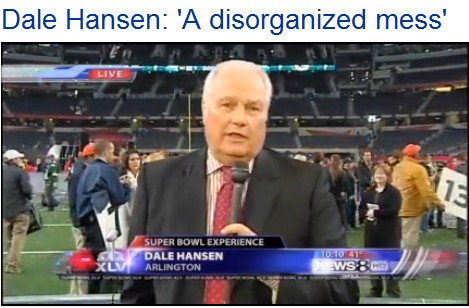 Durango Texas: WFAA Channel 8's Dale Hansen Reports Super Bowl Was A ...
