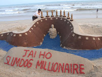 mera 'INDIA': sand art..