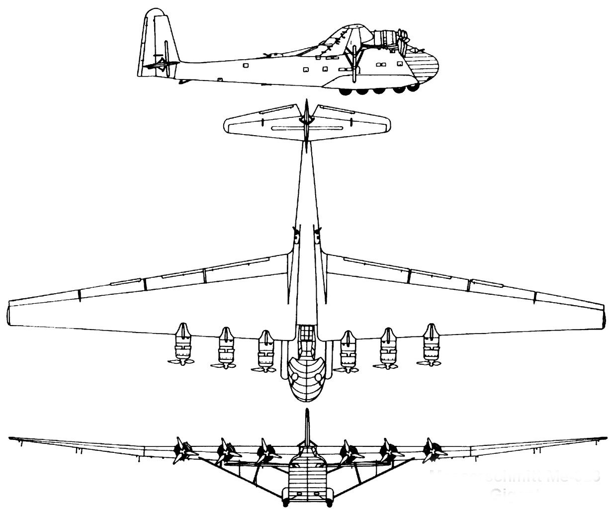 nhungdoicanh: Messerschmitt Me-323 Gigant