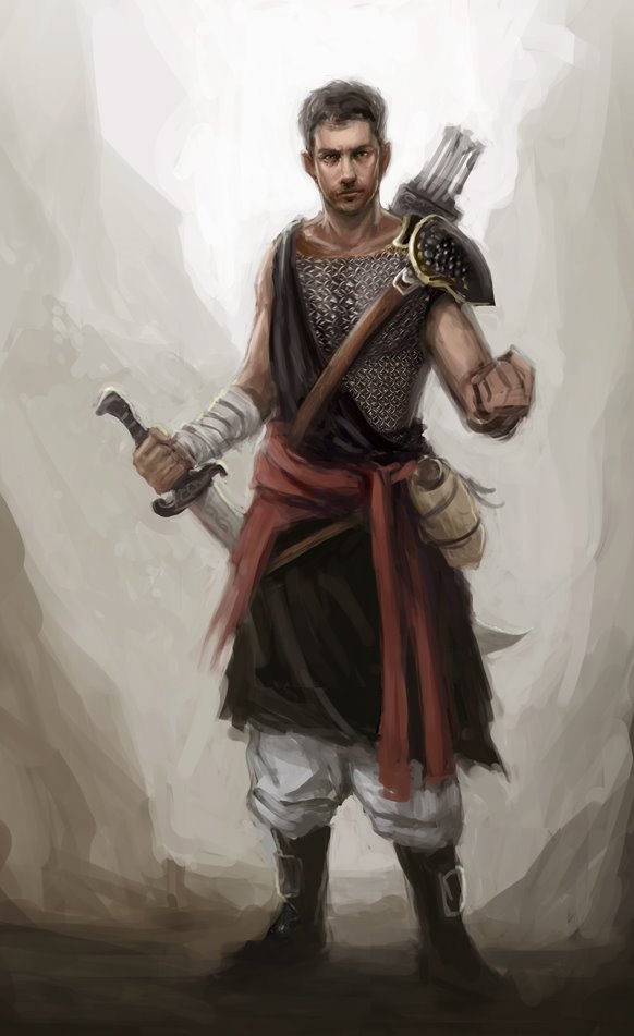 Warriors in art: Beowulf by Josh Kao