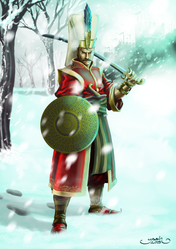 Warriors in art: Yeniceri-Janissary by Yasin Yayli