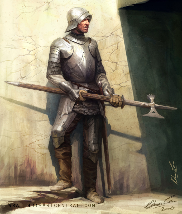 Warriors in art: Men-at-Arms by Darren Tan