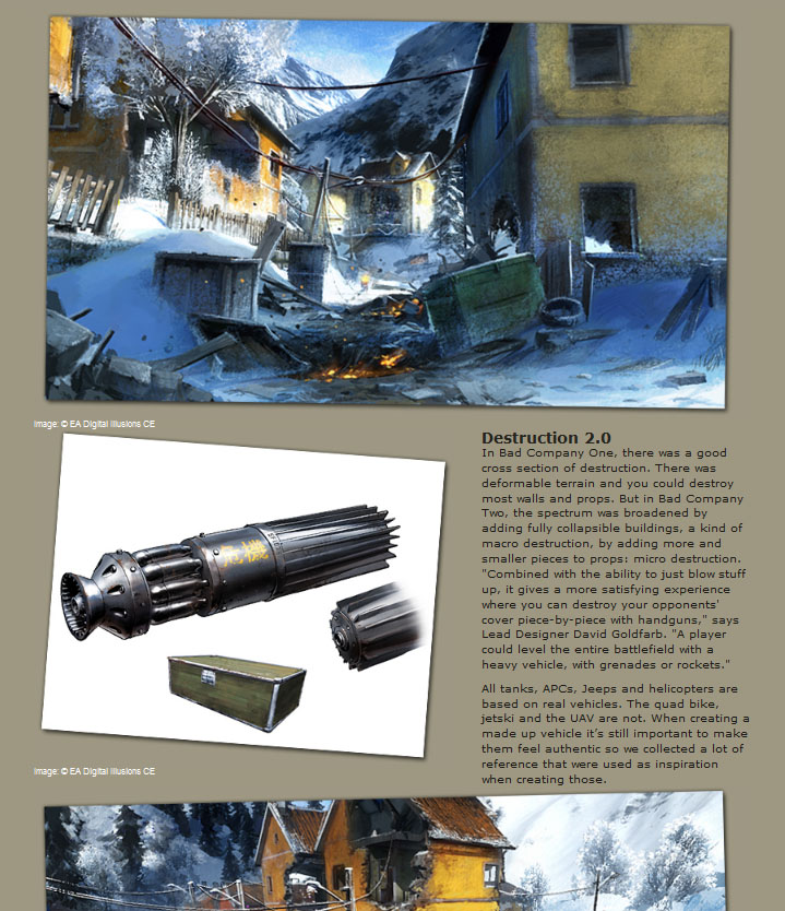 Playstation Xtreme UK: The Art Behind Battlefield Bad Company 2