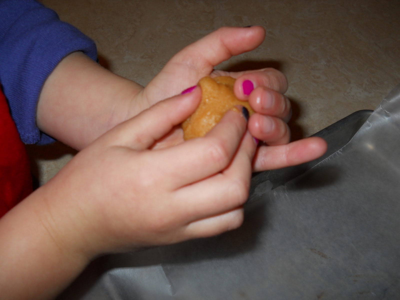 The Pink Cowgirl: How to make a happy toddler. Easy flourless Peanut ...