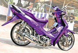 Automotive Techno: Suzuki Shogun 125 MODIFICATION