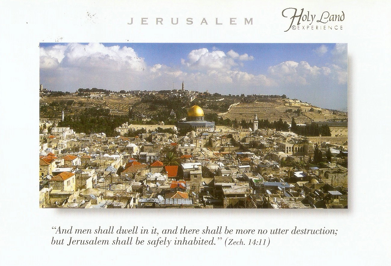 My UNESCO World Heritage Postcards: Old City of Jerusalem and its Walls