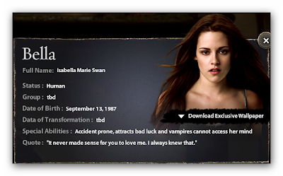 Twilight: Official New Moon Characters Profiles