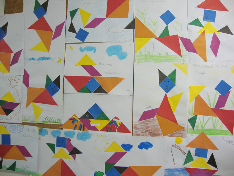 Figuras coloridas - Imagui