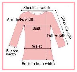 Size Measurement Guide | Bebe Love Shop Size Measurement Guide