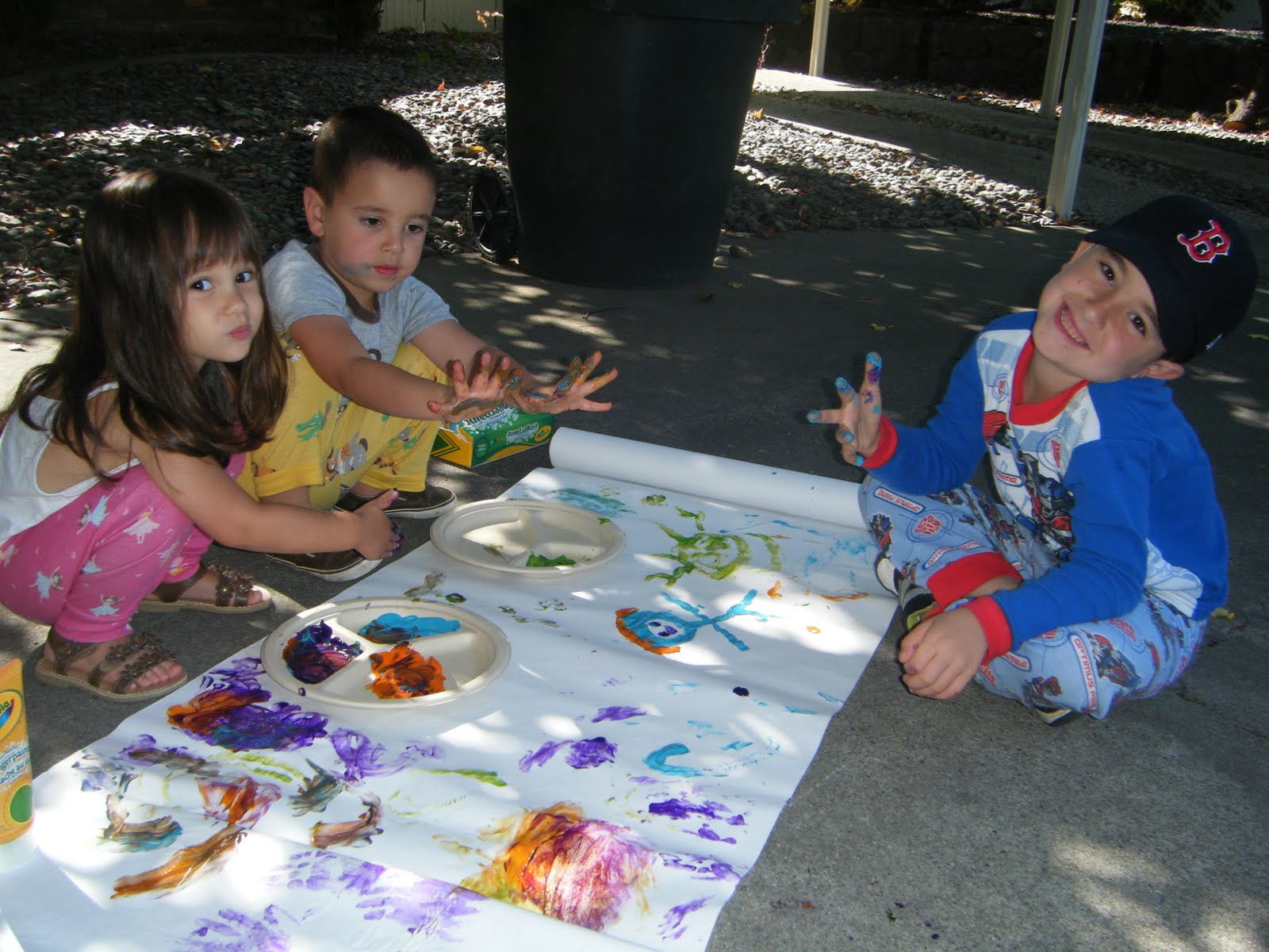 The Nichols Family: Messy, messy, fun!