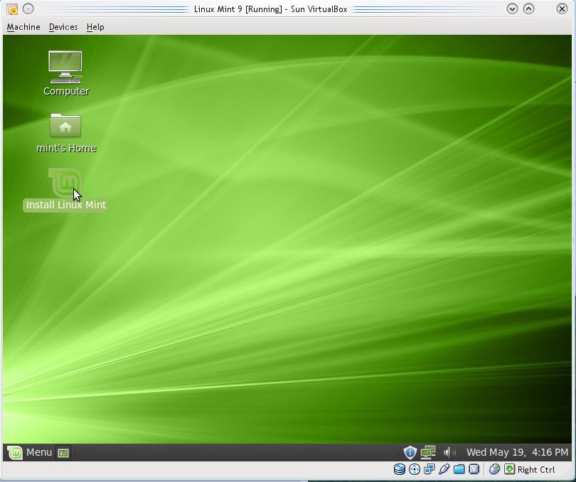 sabily blogsphere: Linux Mint 9 Isadora On Virtualbox