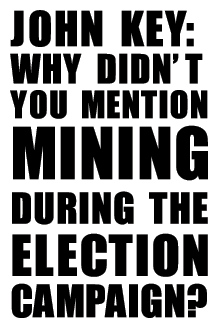 WebWeaver's World: No Mining protest - printable placards