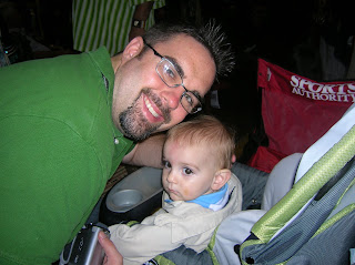 The Crum Family: Liam and Daddy's first Indian Pow wow
