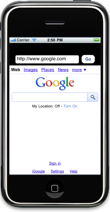 Apple Developer: UIWebView control