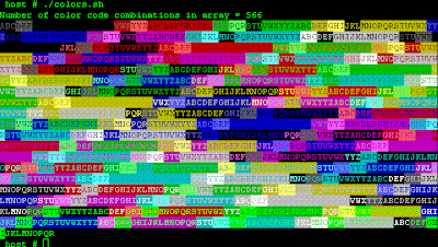 The Linux and Unix Menagerie: Using Color In The Linux Or Unix Shell