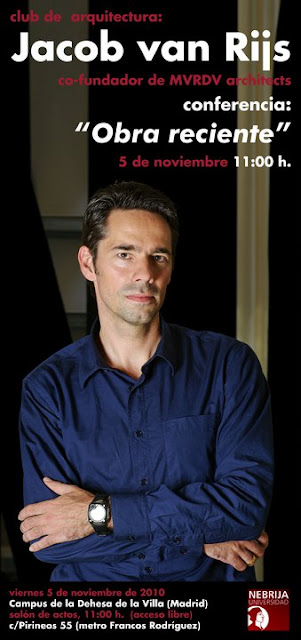 club de arquitectura: Conferencia de Jacob Van Rijs : "MVRDV Obra Reciente"