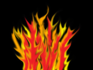 Belajar Desain: Efek Foto Kobaran Api