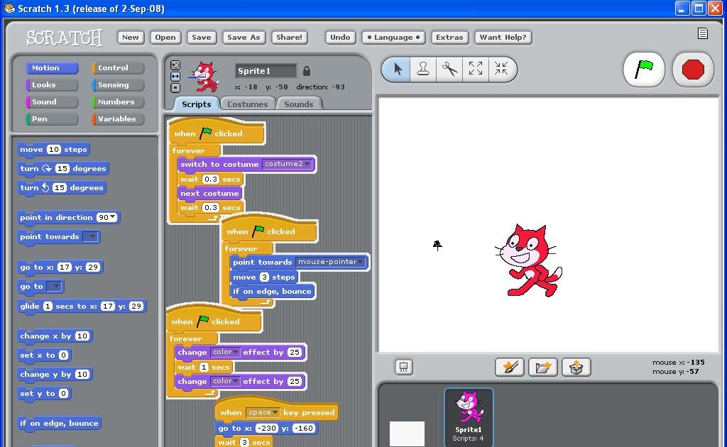 Digital Media: Scrath Tutorials - Animate It, Change Colour, Glide and ...