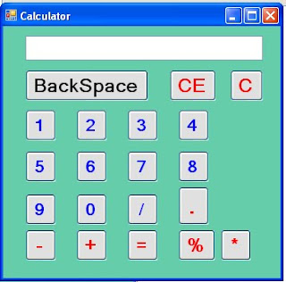 .Net Notes and Source Code: A Calculator Project in VB NET